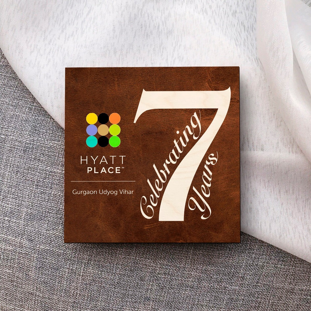 Wooden Coasters - Hotel Hyatt Palace – ChitraChaya
