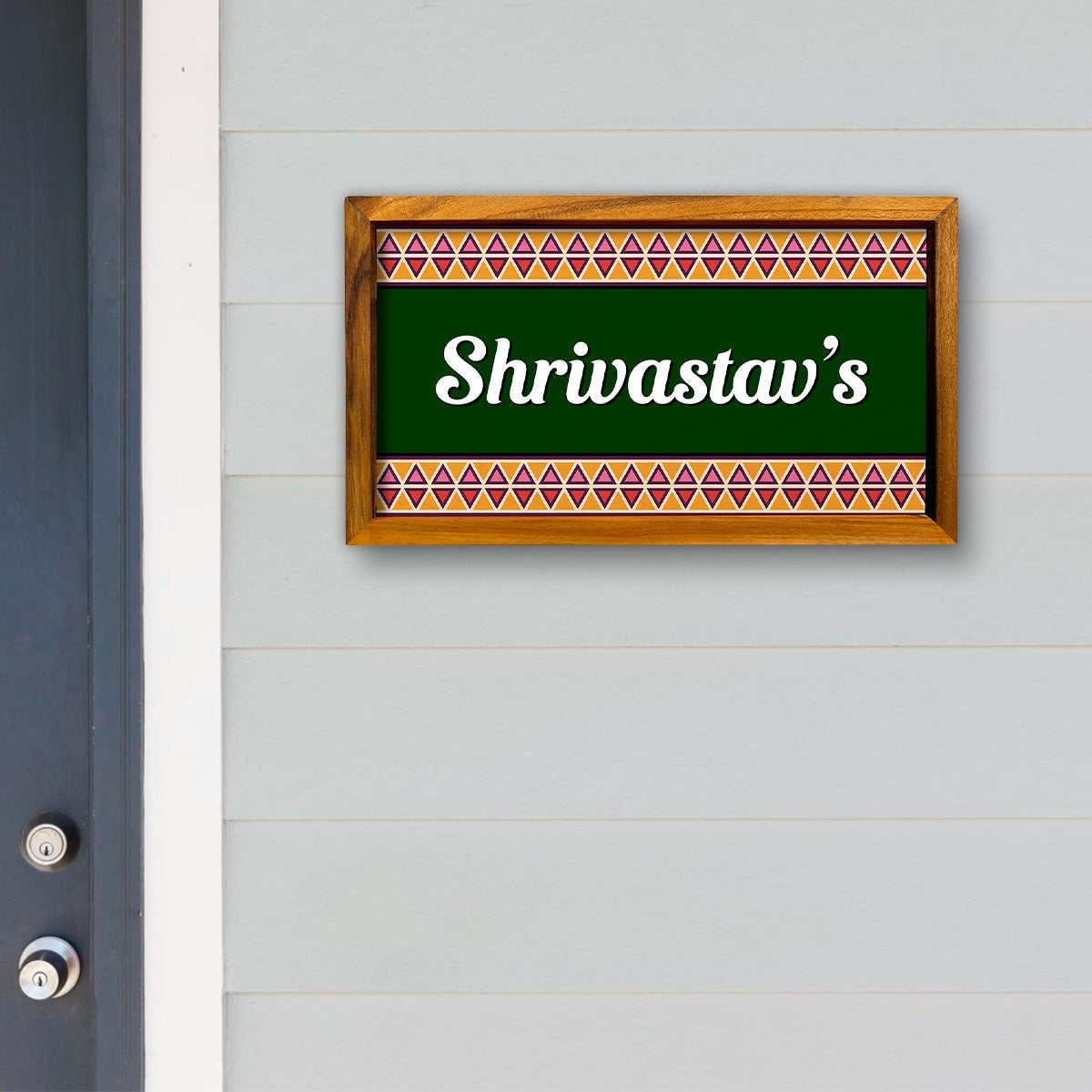 3D Vintage Pattern Name Plate With Frame – ChitraChaya