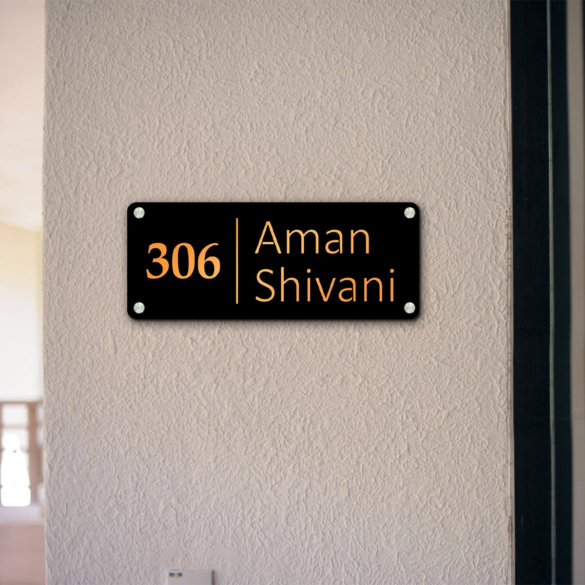 Classic Acrylic Name Plate – ChitraChaya