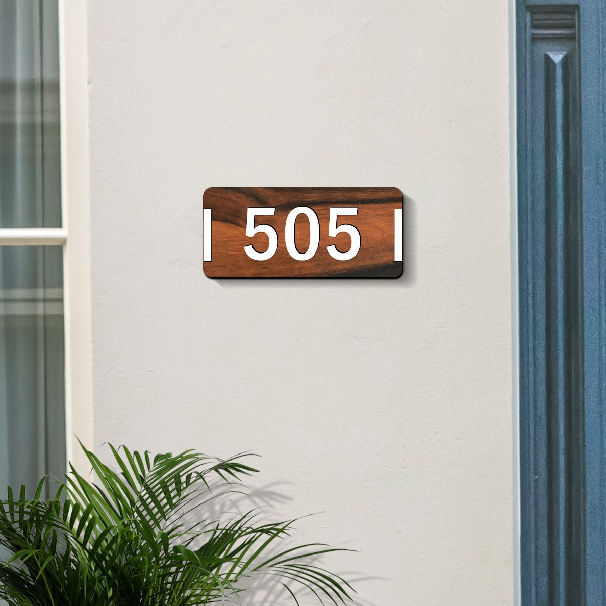Customised Flat Number Name Plate – ChitraChaya
