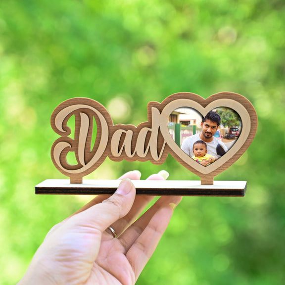 Personalized Dad Photo Stand – ChitraChaya