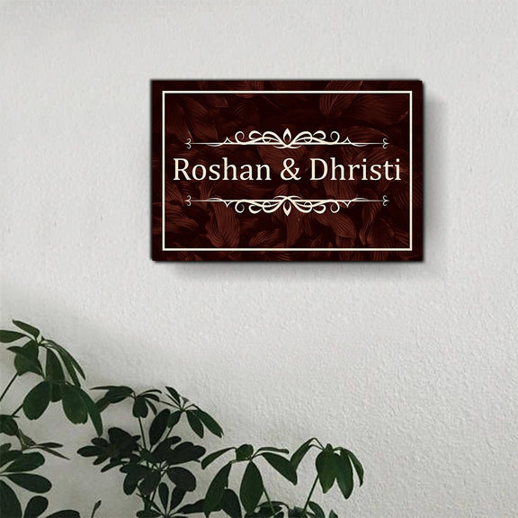 Premium Classic Name Plate – ChitraChaya