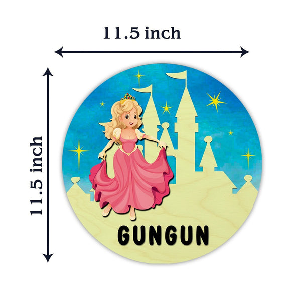 Princess 3D Name Plate – ChitraChaya