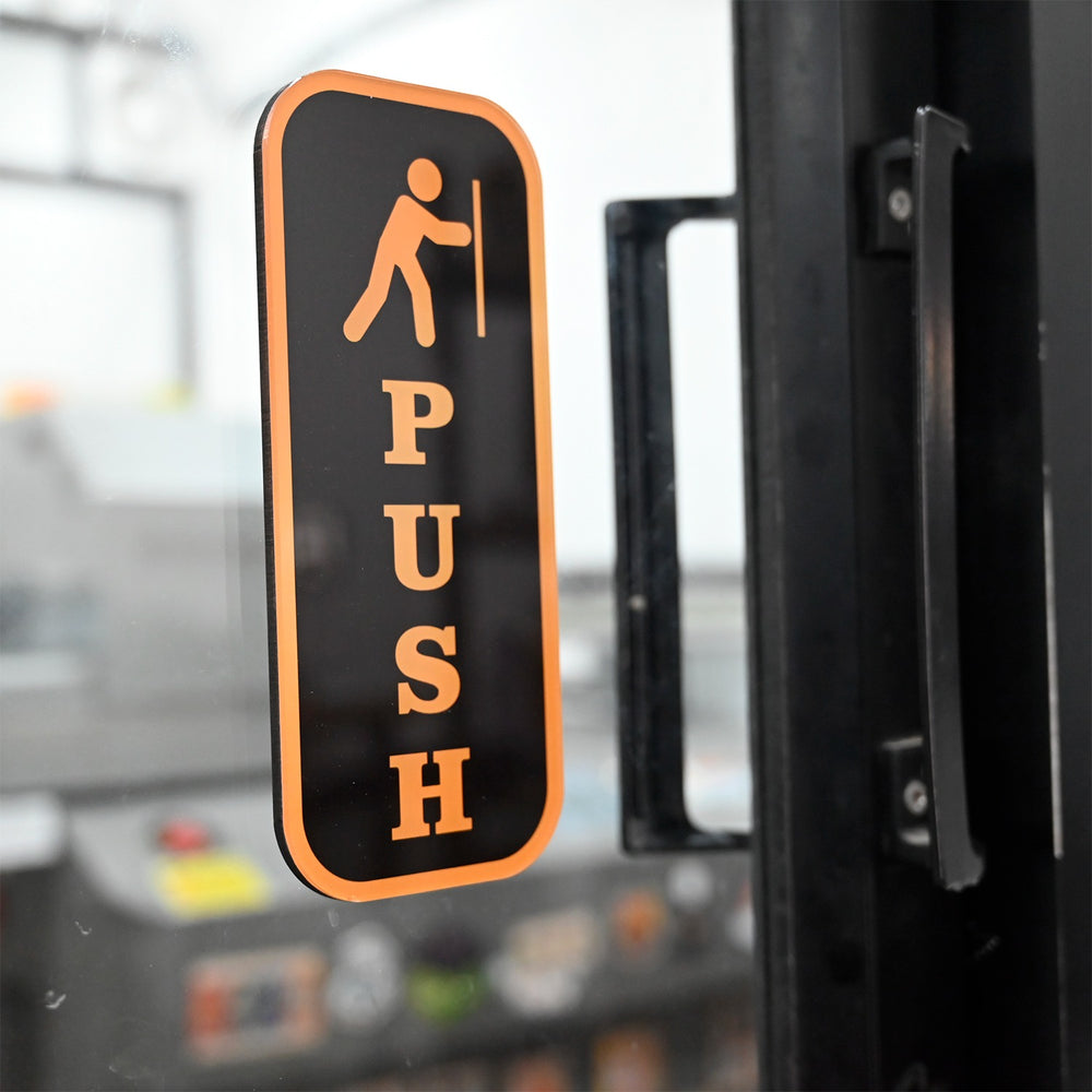 Push Pull Acrylic Signage – ChitraChaya
