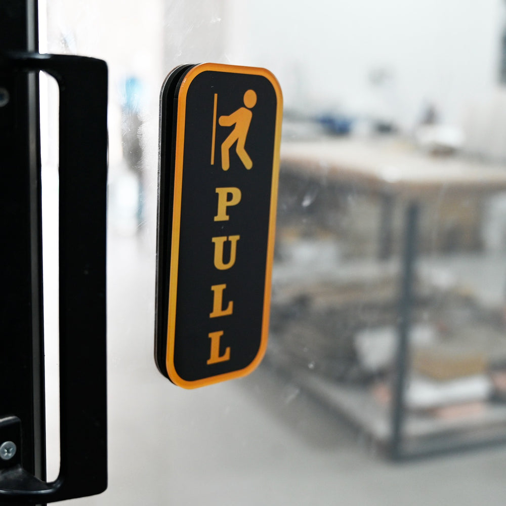 Push Pull Acrylic Signage – ChitraChaya