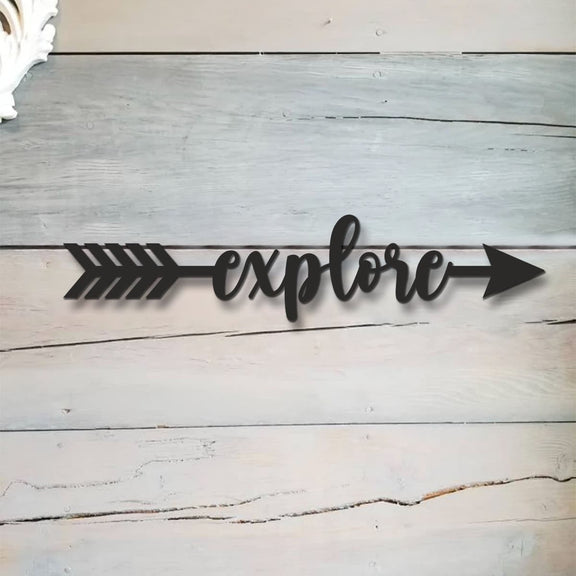 Wooden Arrow Sign | Explore – ChitraChaya